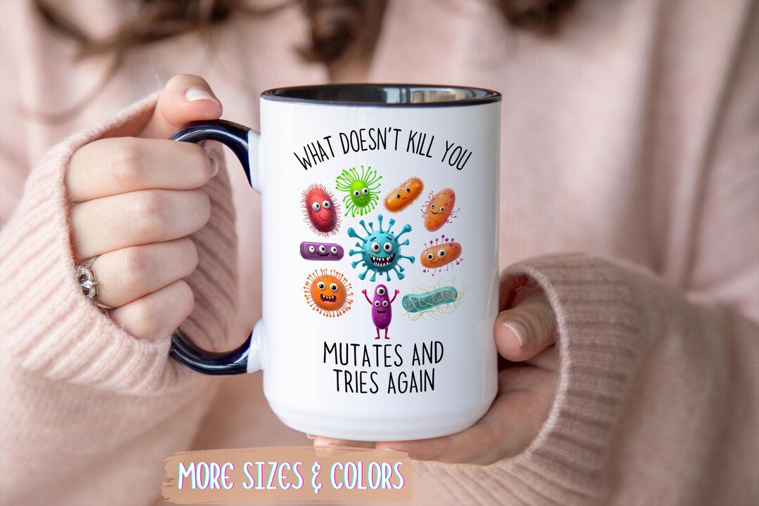 Funny Science Coffee Mug: Pathogen Humor, Microbiologist Gift - Etsy