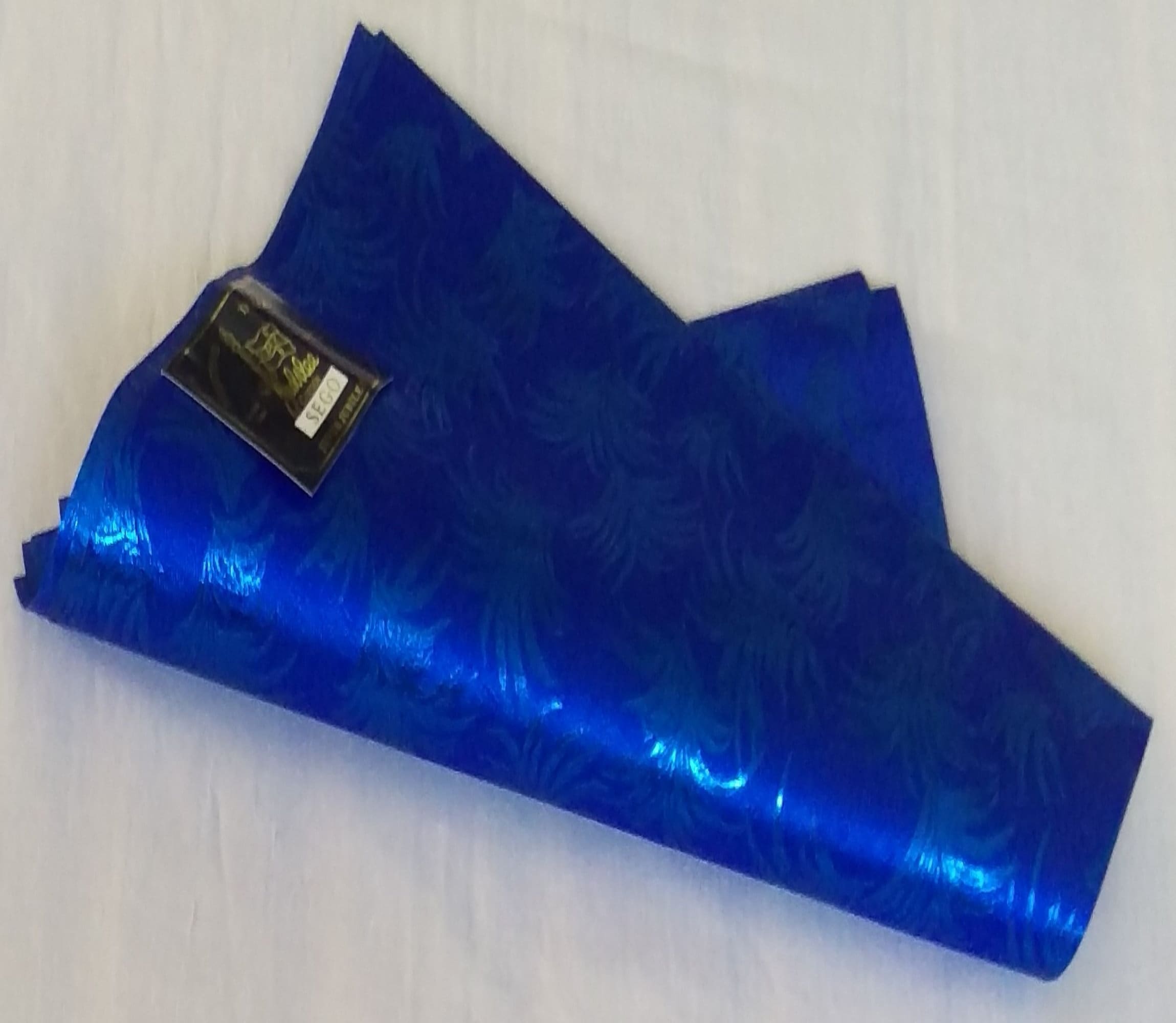 Royal Blue Sego Gele. African Wedding Headtie Price for One - Etsy