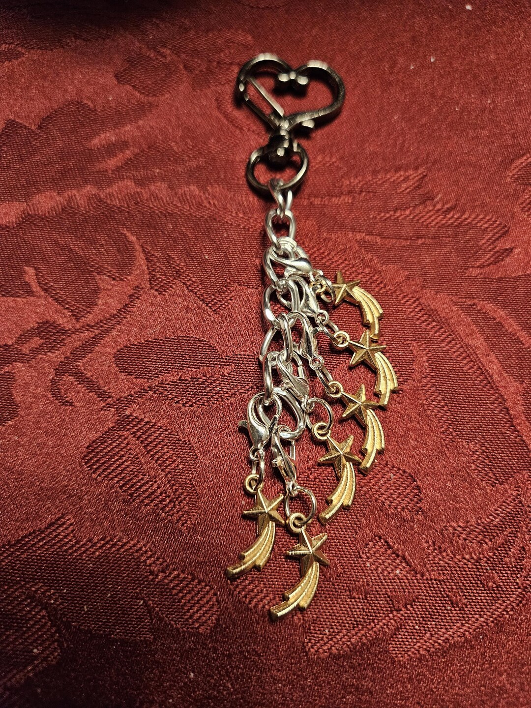 Ride on Shooting Star Stitch Marker Keychain 6 Charms - Etsy