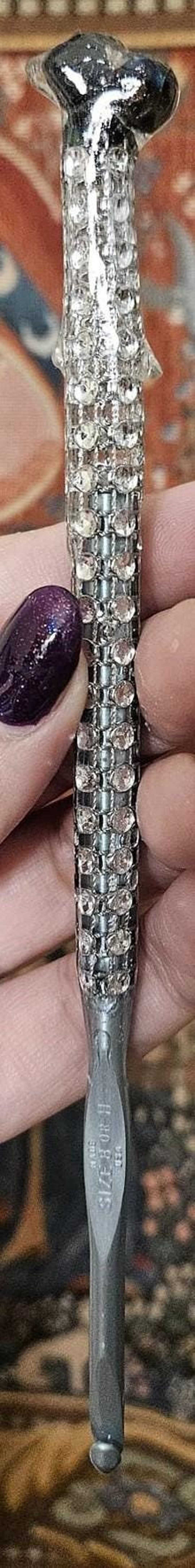 Crystal Traveler Ergonomic Wand Crochet Hook - Etsy