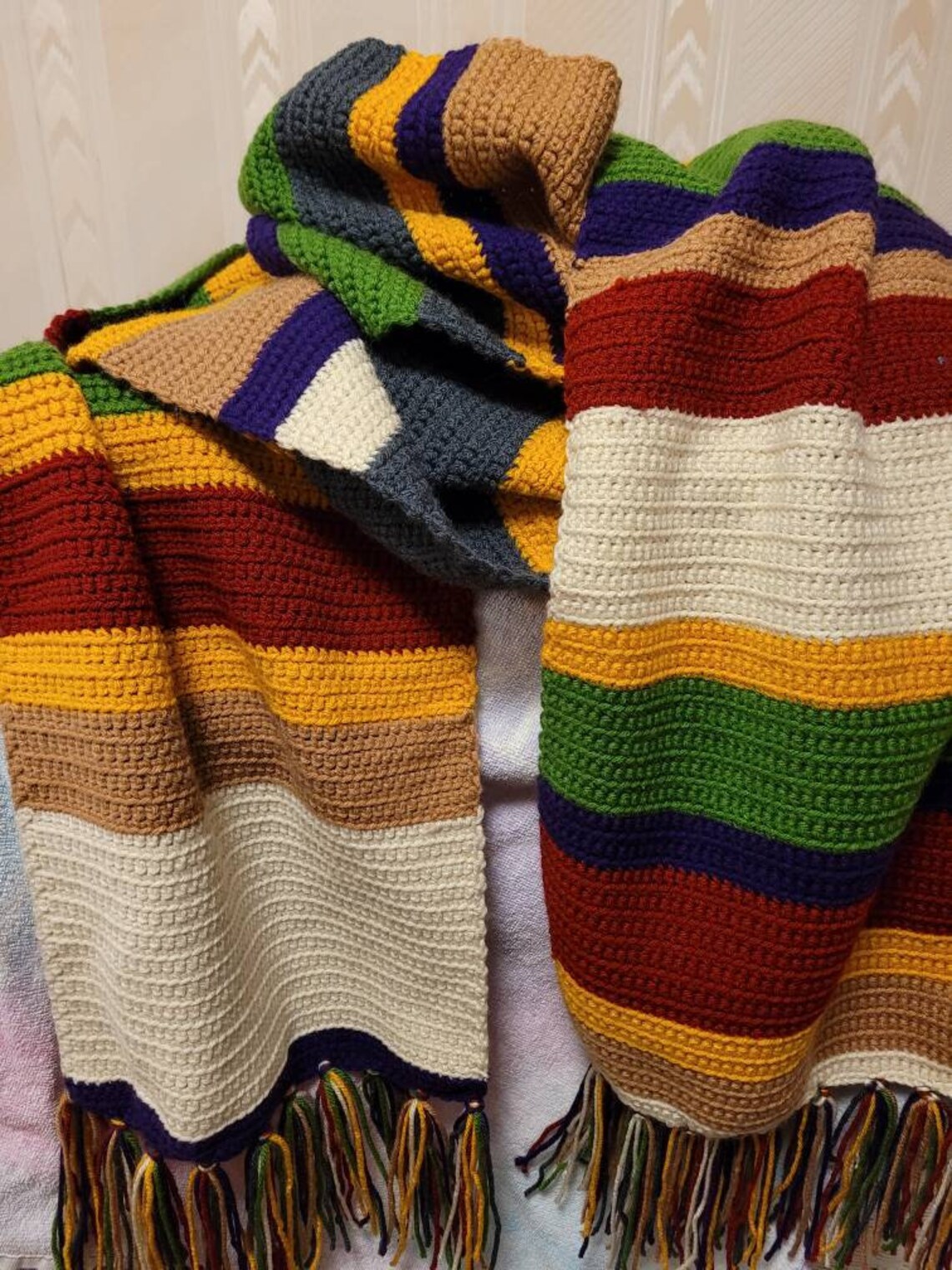 Dr Who the 4th Doctor's Scarf - Etsy