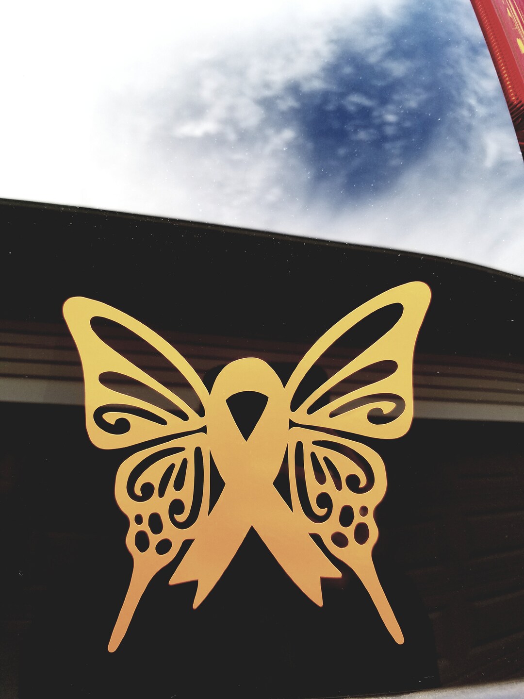 Cancer Awareness Butterfly Decal - Etsy
