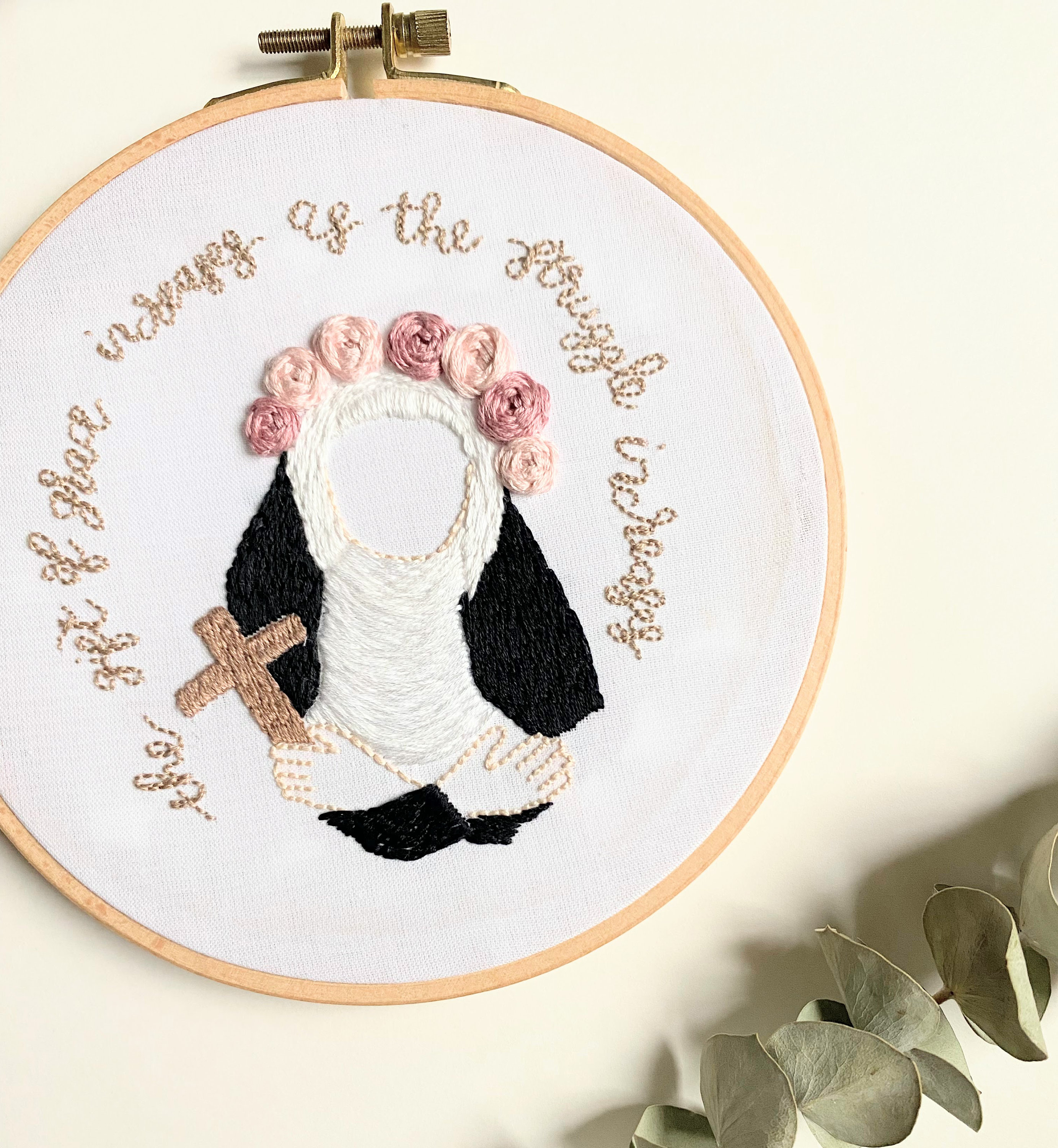 Printable Pattern Easy Beginner Saint Embroidery Rose of Lima Patron ...