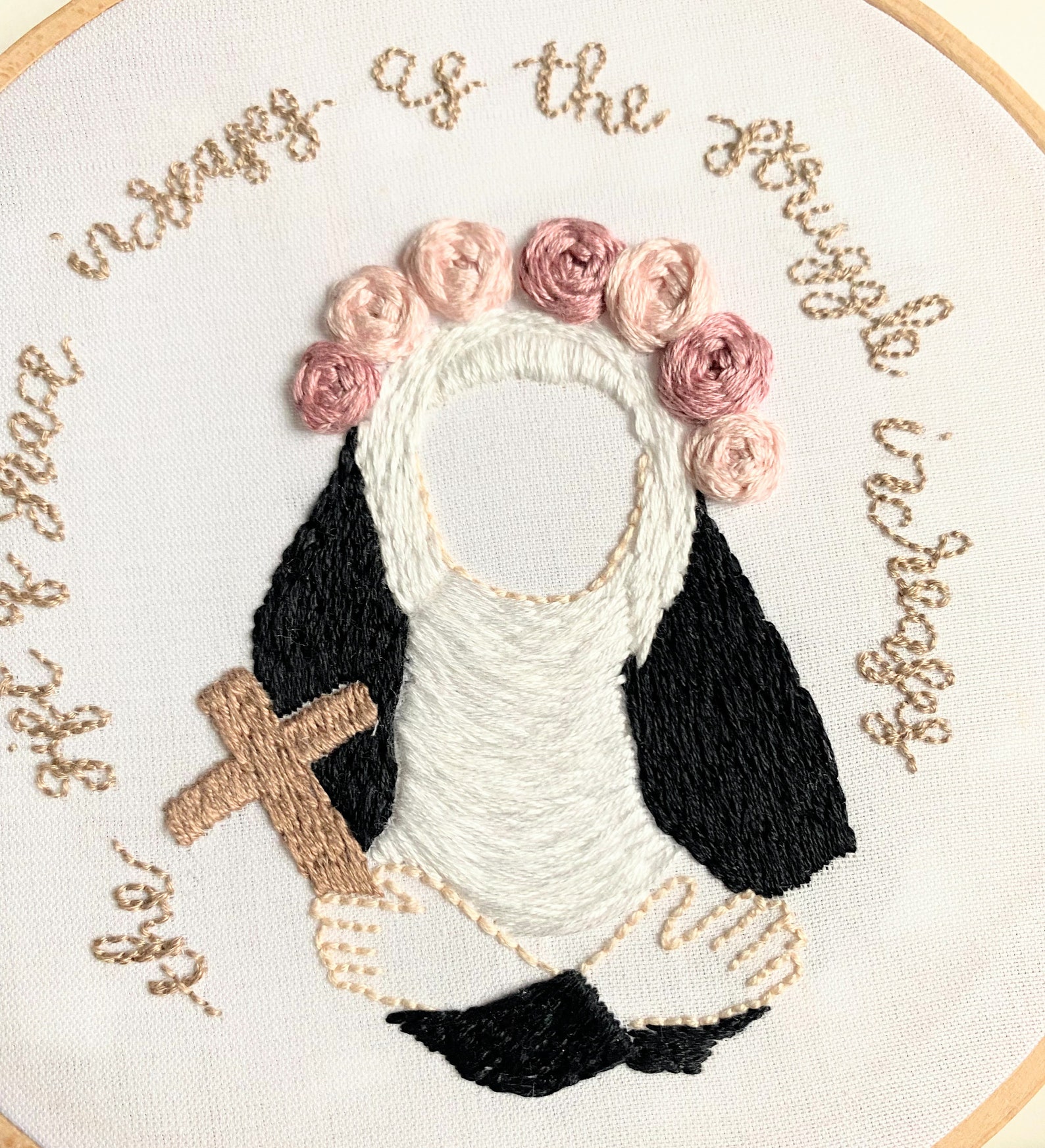 Printable Pattern Easy Beginner Saint Embroidery Rose of Lima Patron ...