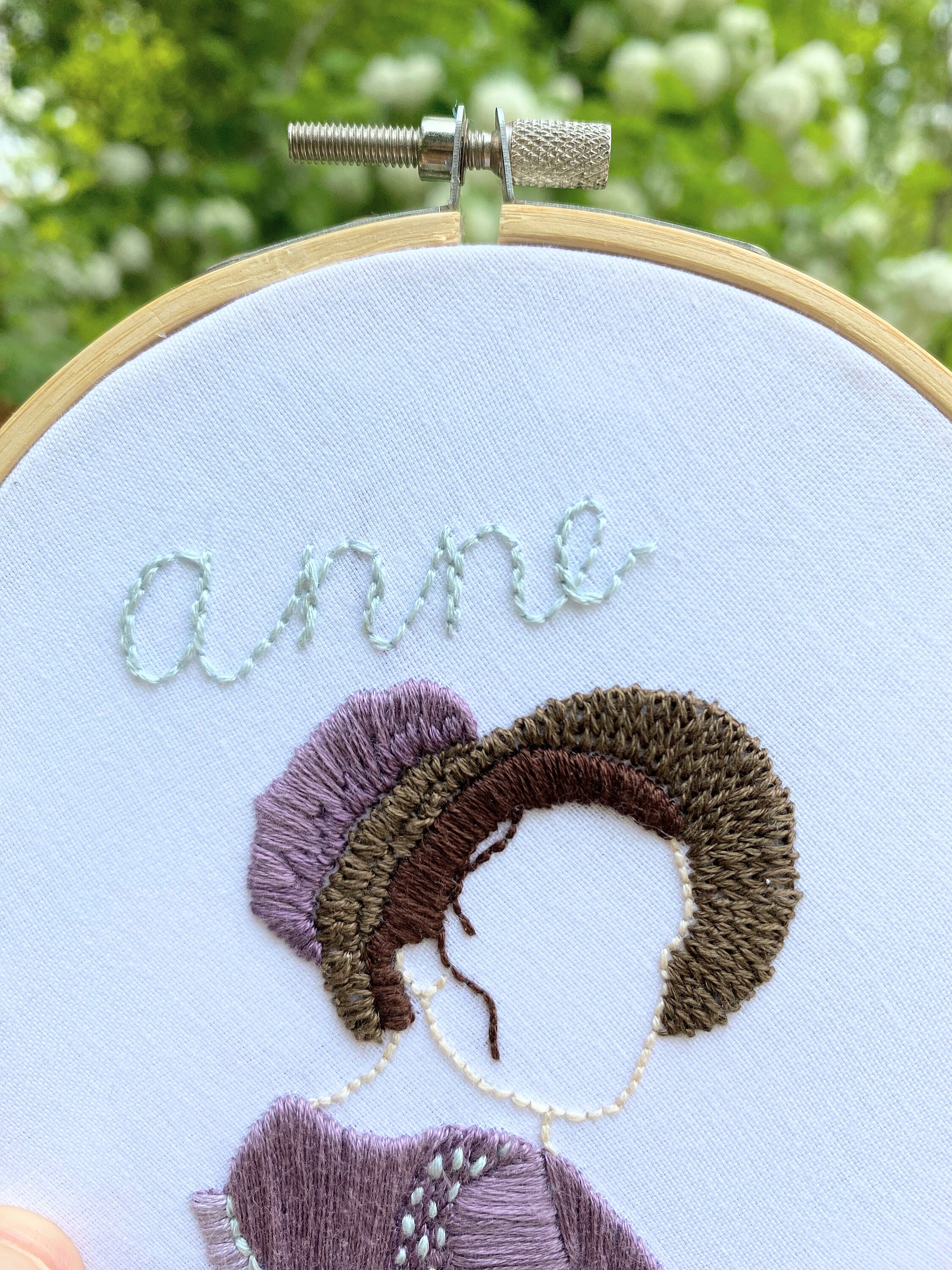 Anne Elliot Embroidery Pattern: Jane Austen Portrait Art (PDF Pattern ...