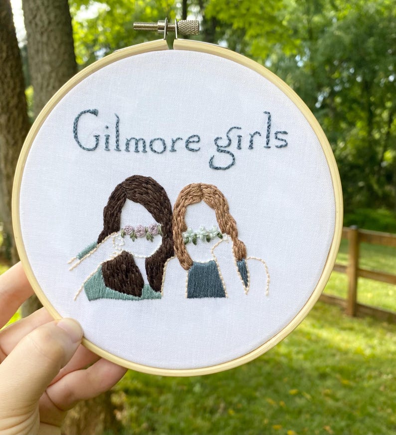 Gilmore Girls Download Embroidery Lorelei Gilmore Pattern Hand ...