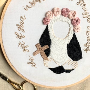 Printable Pattern Easy Beginner Saint Embroidery Rose of Lima Patron ...