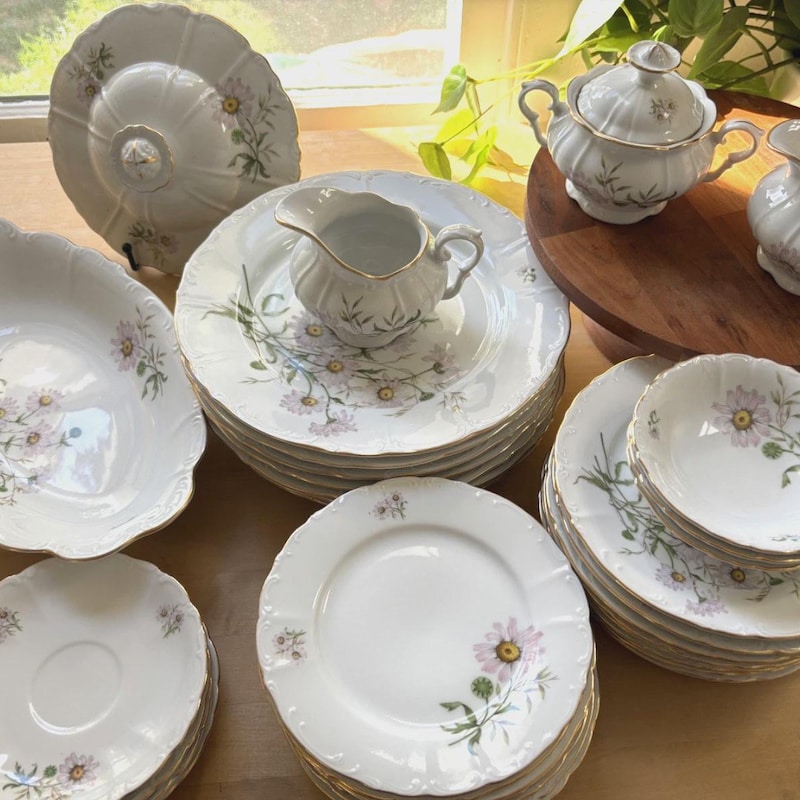Bohemia Porcelain Tea Set - Etsy