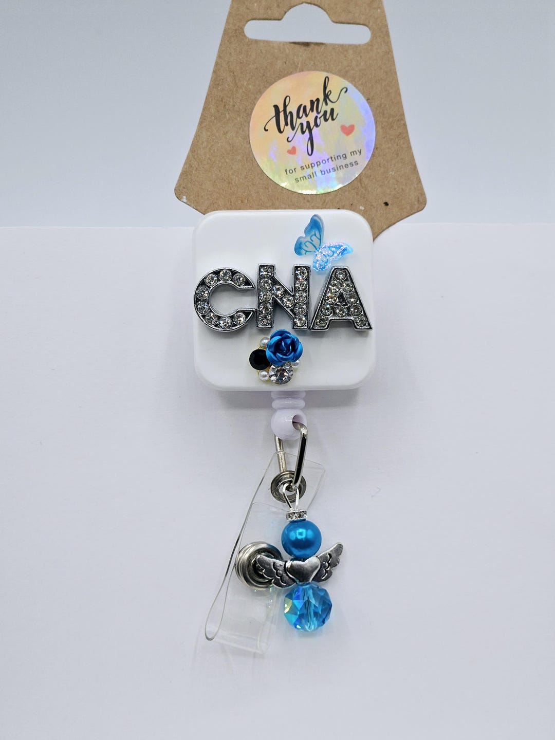 CNA Certified Nursing Assistant Badge Reel Retractable Id Holder Nurse ...