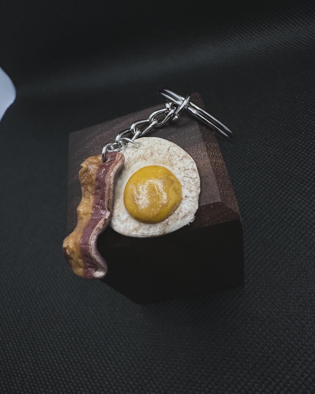 Eggs&bacon Polymer Clay Keychain - Etsy