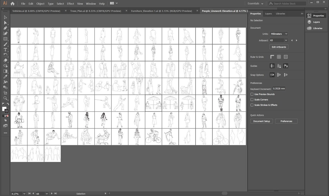 Adobe Illustrator: Line Art and Architecture Suite - Etsy