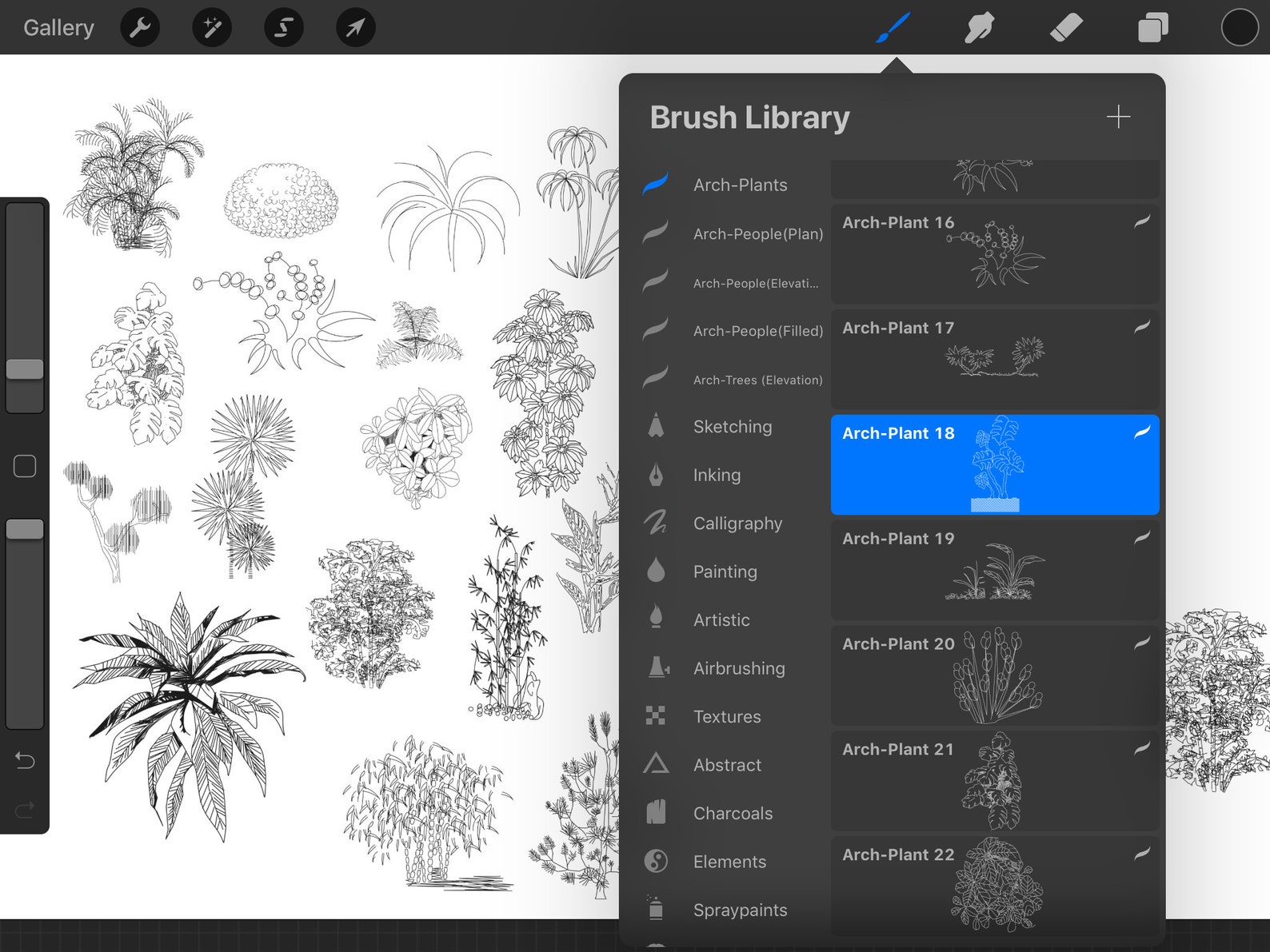 Procreate Architecture Brush/hatch/block Pack *updatev4.1* - Etsy
