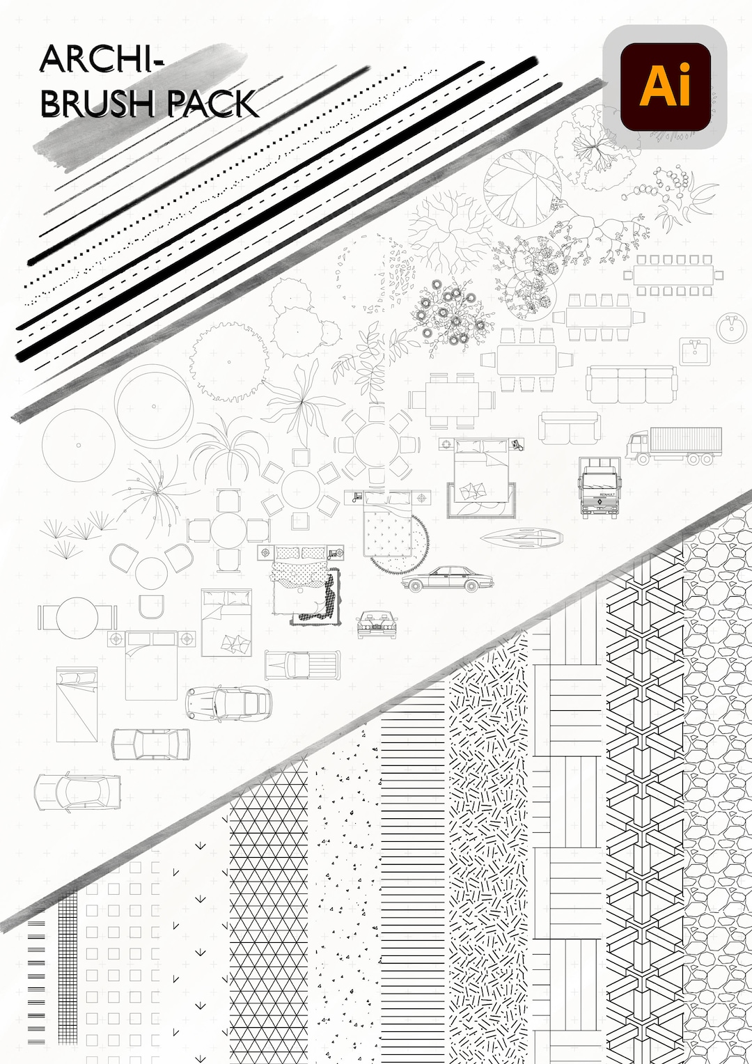 Adobe Illustrator: Line Art and Architecture Suite - Etsy