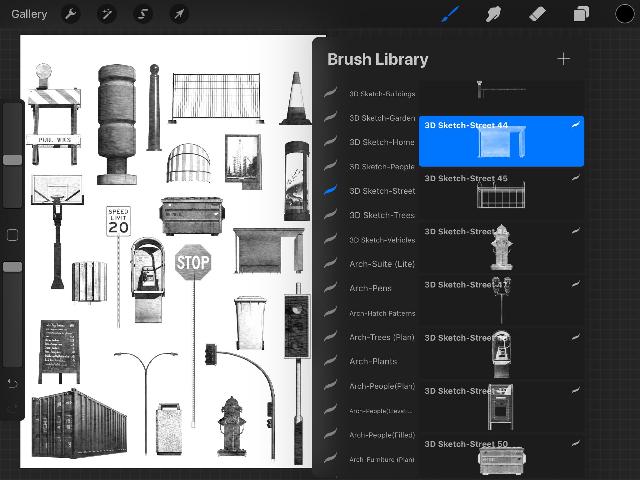 Procreate 3D Object Stamp Pack - Etsy