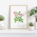 Wild Prairie Rose Watercolour Art Print | Iowa and North Dakota State ...