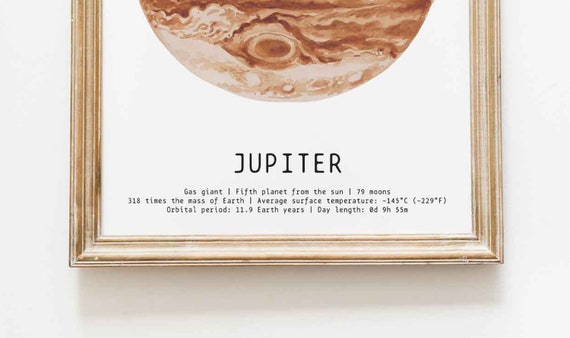 Drawing Of Planet Jupiter Printable Template