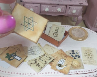 Alchemist box with alchemy cards and printable magic tricks DIGITAL. 1: ...