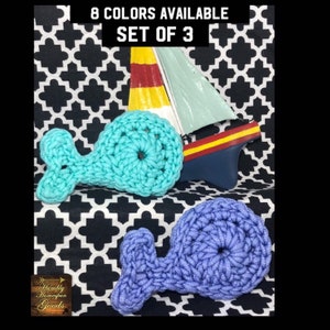 3 PACK Whale Scrubbies Double Layer 100% Nylon Dish Scrubby, Puffy ...