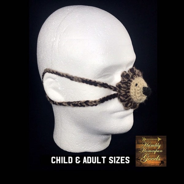 Hedgehog Mask - Etsy