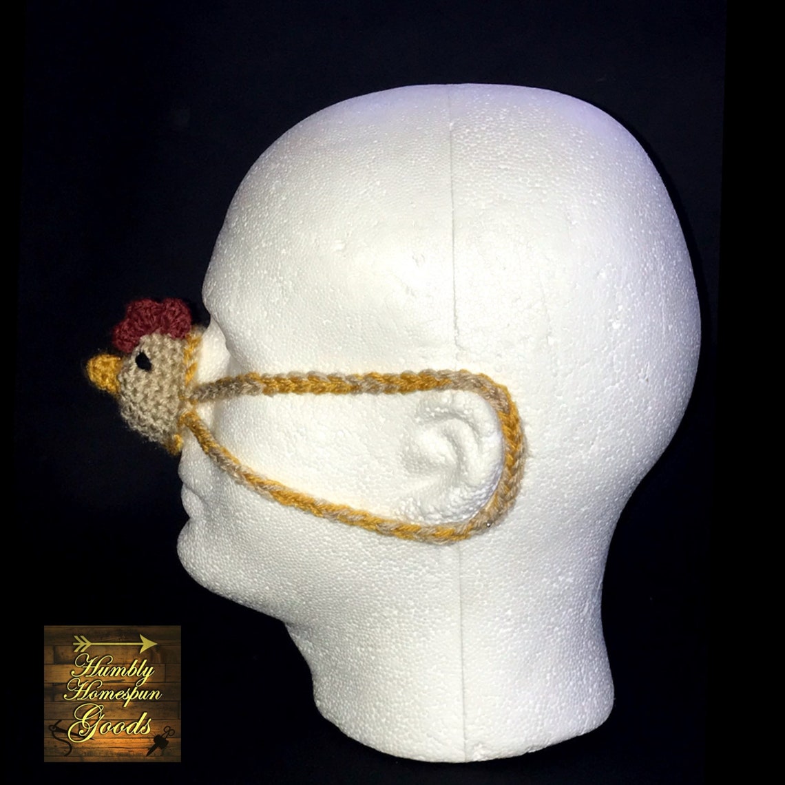 Light Brown Chicken Nose Warmer Nose Mask Child & Adult/teen Sizes ...