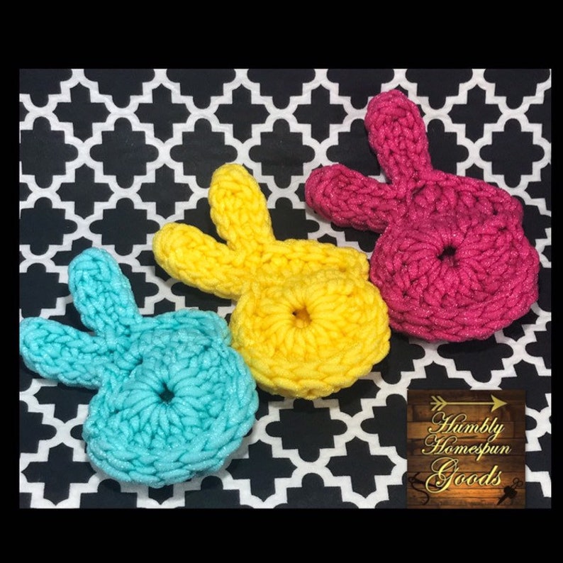 3 PACK Bunny Rabbit Scrubbies Double layer 100% Nylon Dish | Etsy