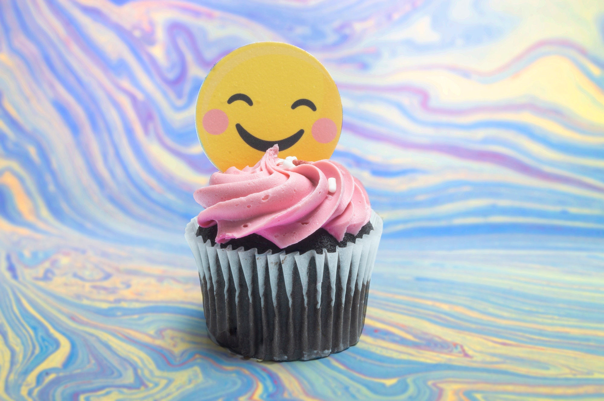 24 Edible Emoji Cupcake Toppers | Etsy