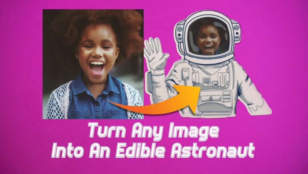 Astronaut Edible Image - Turn Any Picture Into Edible Space Themed ...