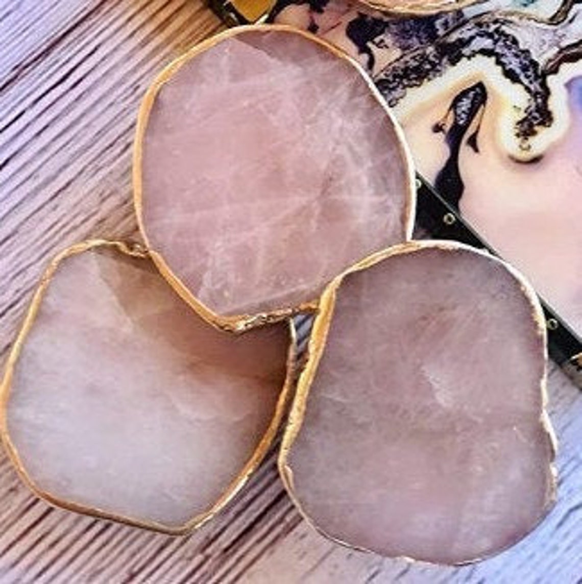 Genuine Quartz Crystal Phone Stands Variety of Unique Colors - Etsy