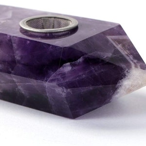 Quality Healing Amethyst Crystal Smoking Pipe Gift Packaged With 3 ...