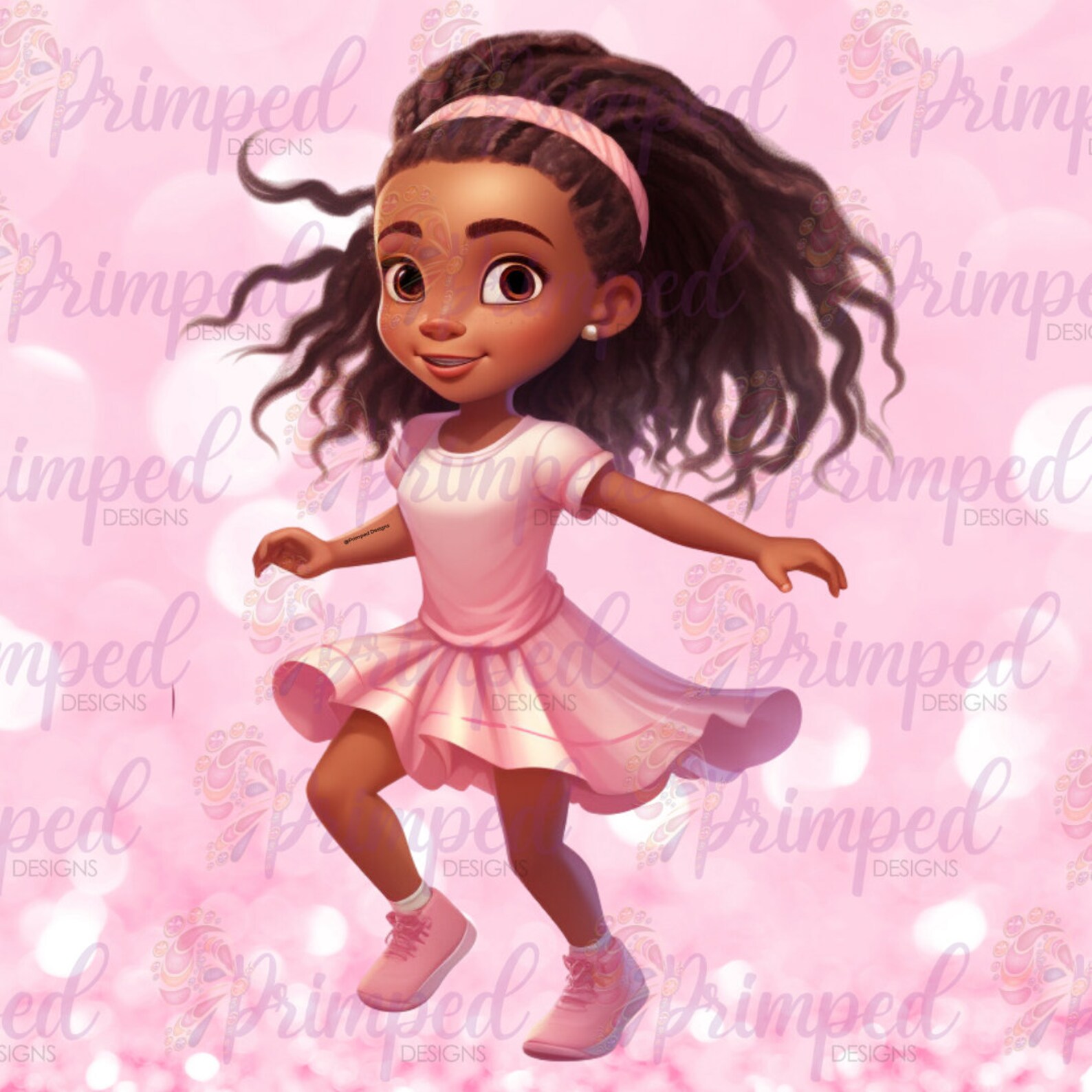 Little Black Girl Png Clipart, Cute Cartoon Black Girl PNG Clipart ...