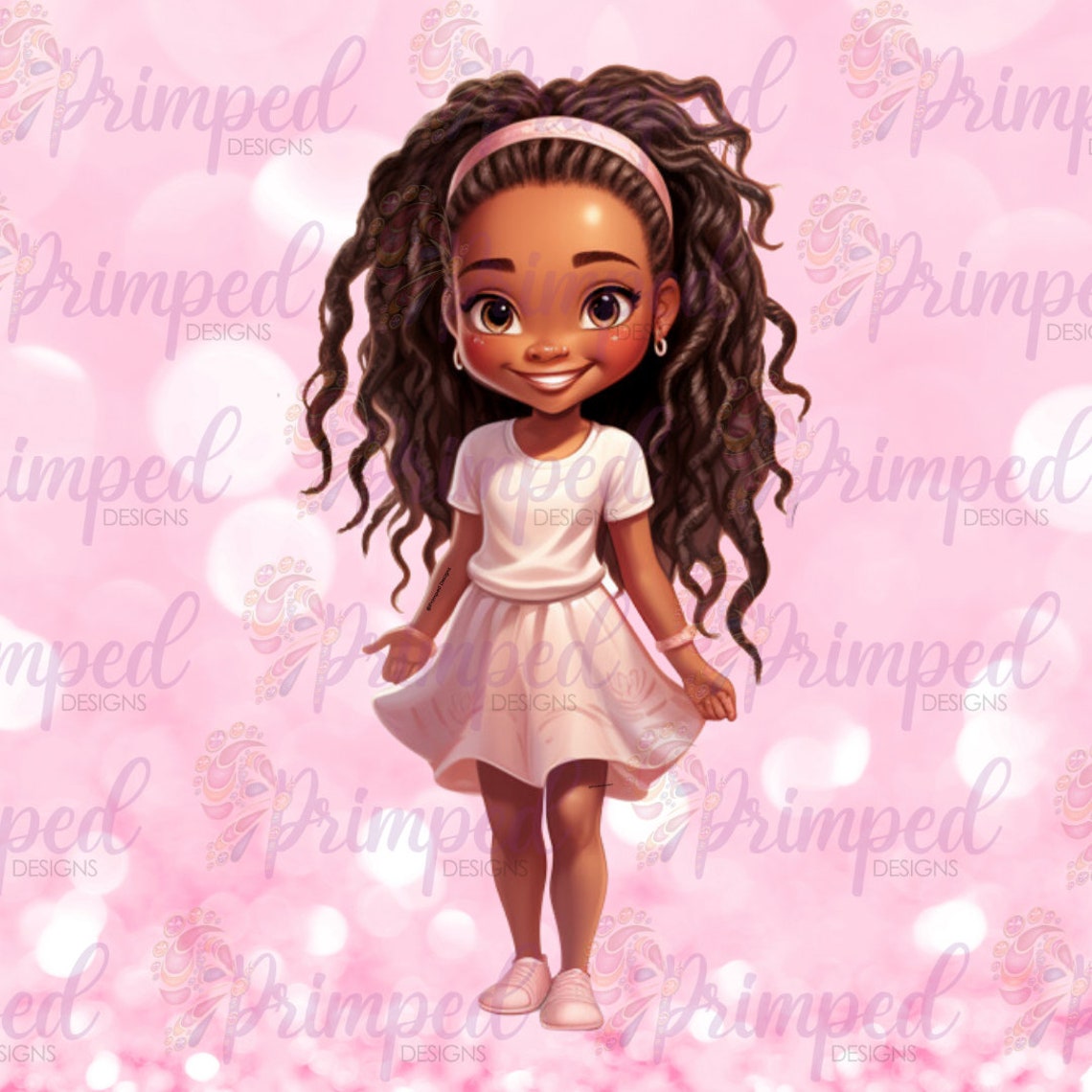 Little Black Girl Png Clipart, Cute Cartoon Black Girl PNG Clipart ...