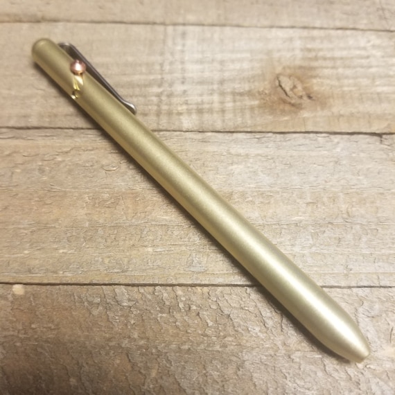 Brass EDC Bolt Action Pen V3 - Etsy