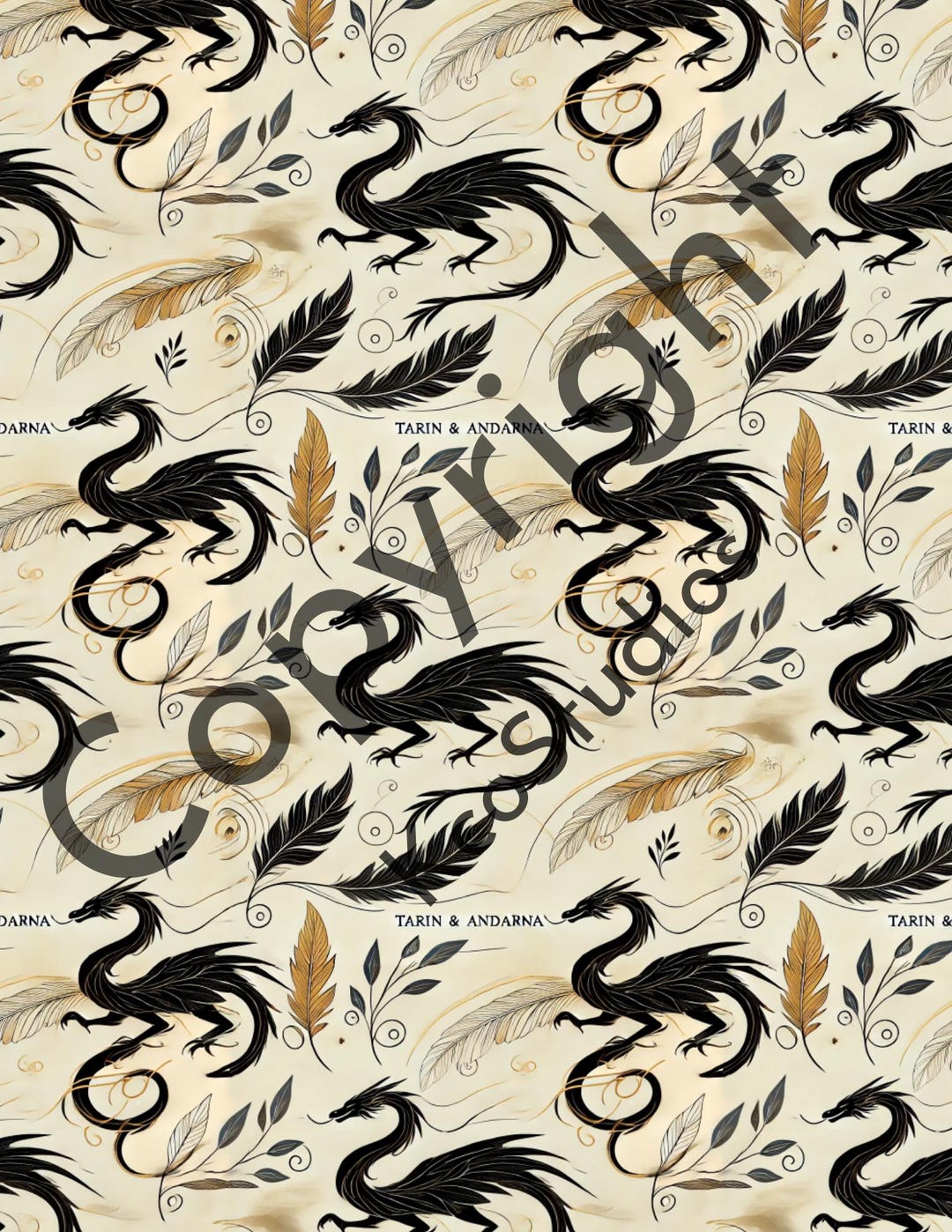 Fourth Wing Inspired Seamless Pattern PNG File, Instant Download - Etsy