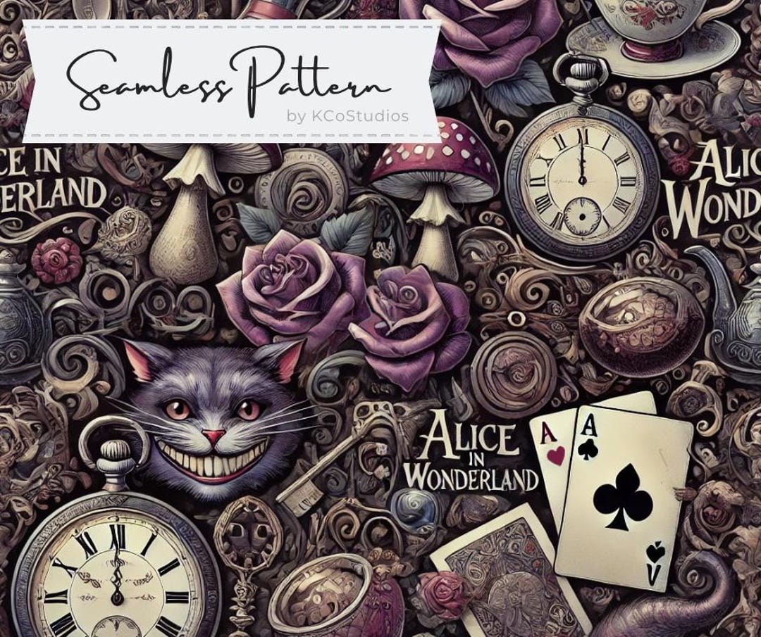 Alice In Wonderland Pattern