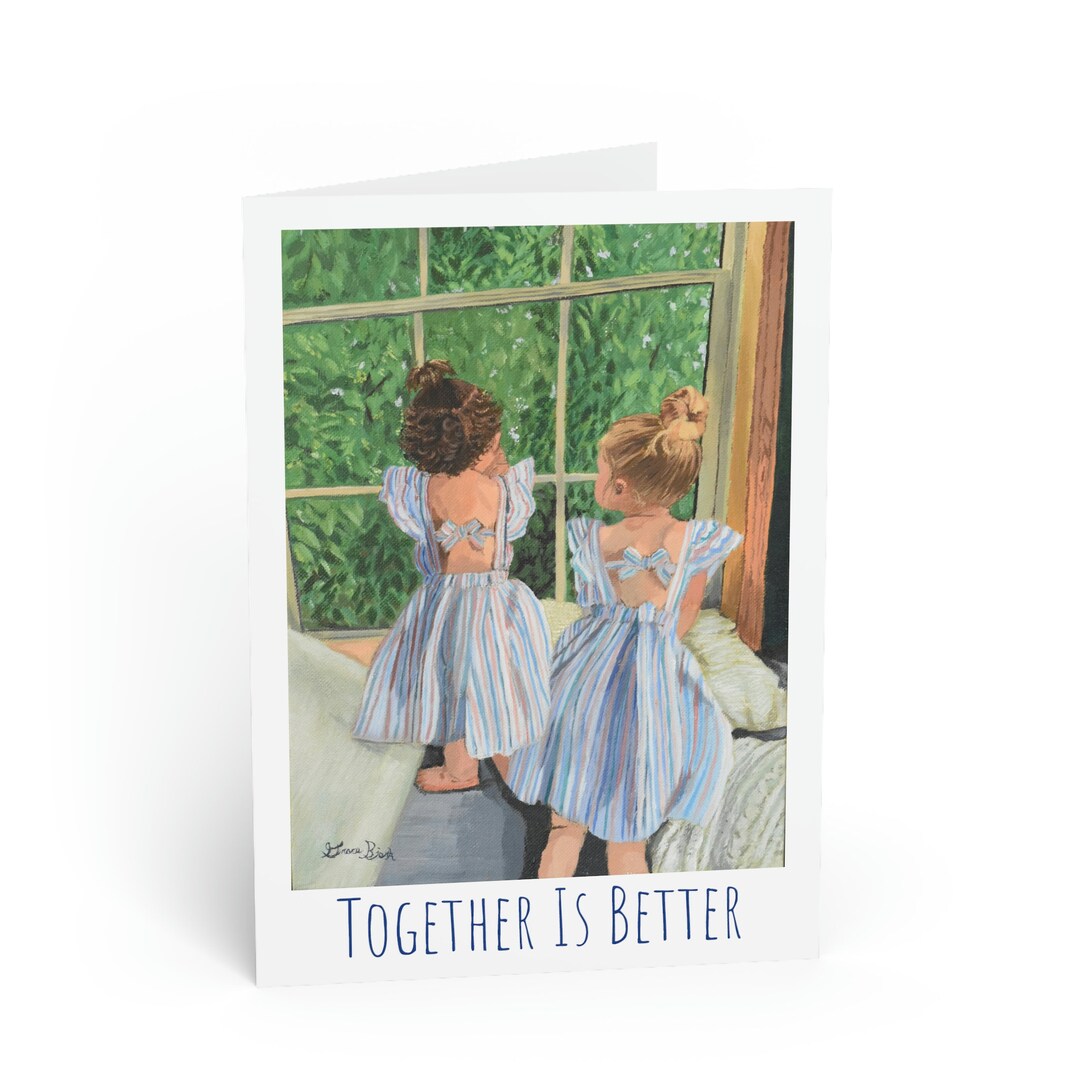 Folded Greeting Card-"together is Better" - Etsy