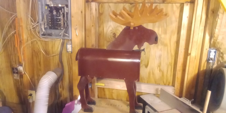 Moose Mailbox - Etsy