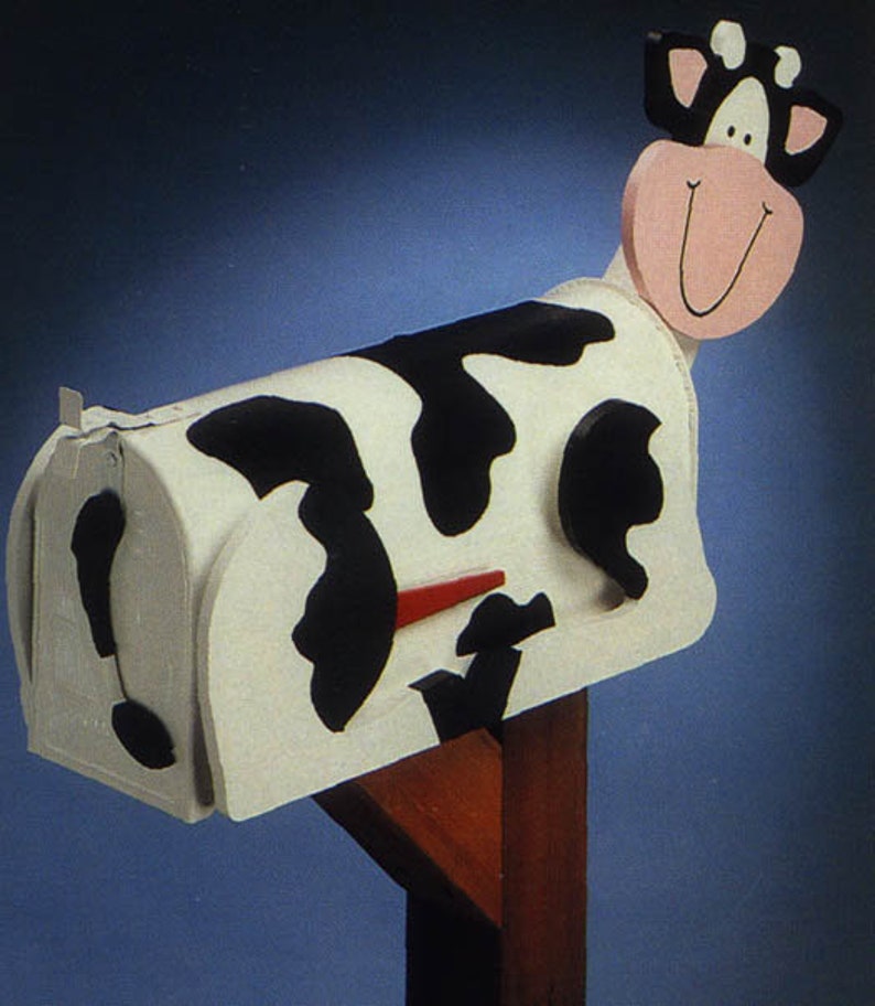 Cow Mailbox - Etsy