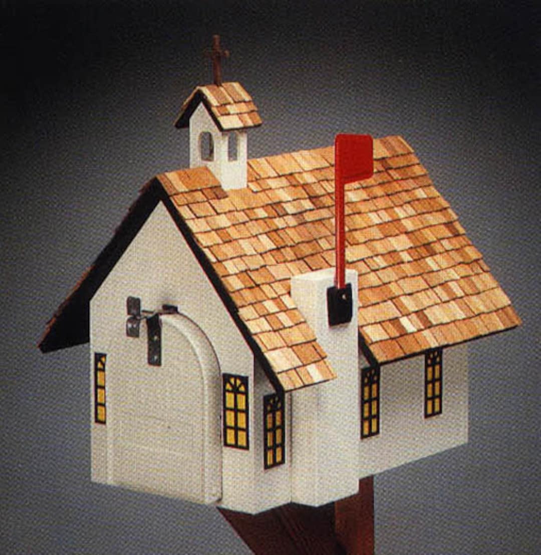 Church/house Mailbox. Please Add Phone # in a Note for Shipping ...