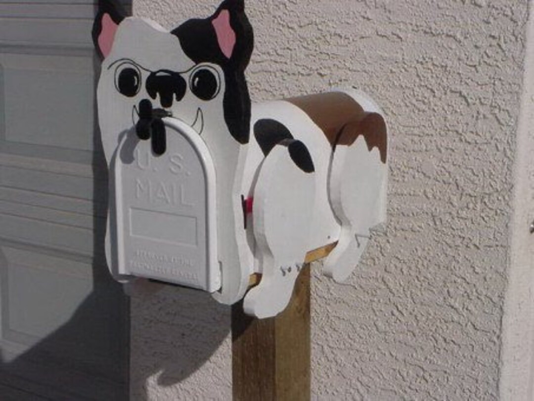 Bulldog Mailbox - Etsy