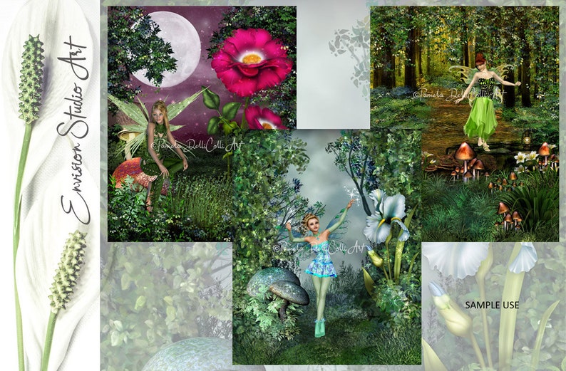 Instant Download 5 Magic Moments Fantasy Backgrounds Fantasy - Etsy