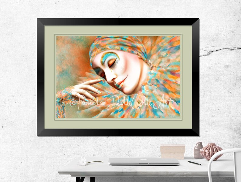 Brillante Pantomima: Instant Download, Large Print, Digital Painting ...