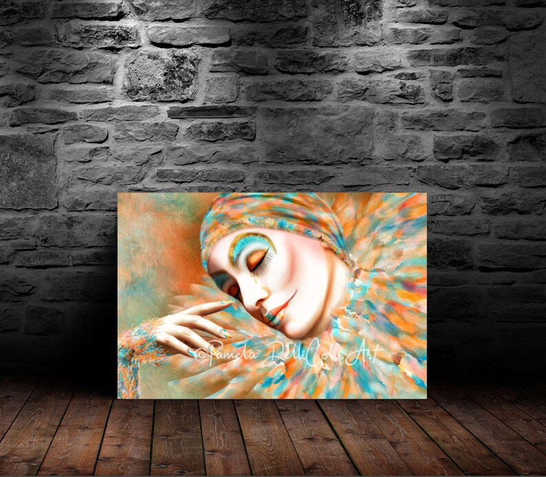 Brillante Pantomima: Instant Download, Large Print, Digital Painting ...