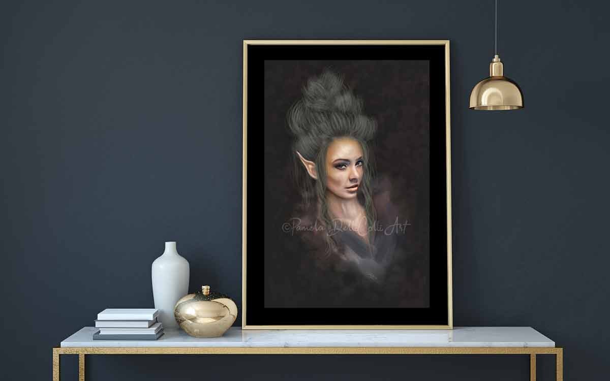 Silva Fox: Instant Download, Large Print 12x18, Digital Fantasy ...