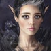 Rayvyn: Instant Download Large 12x18 Fantasy Art Digital Painting, Wall ...