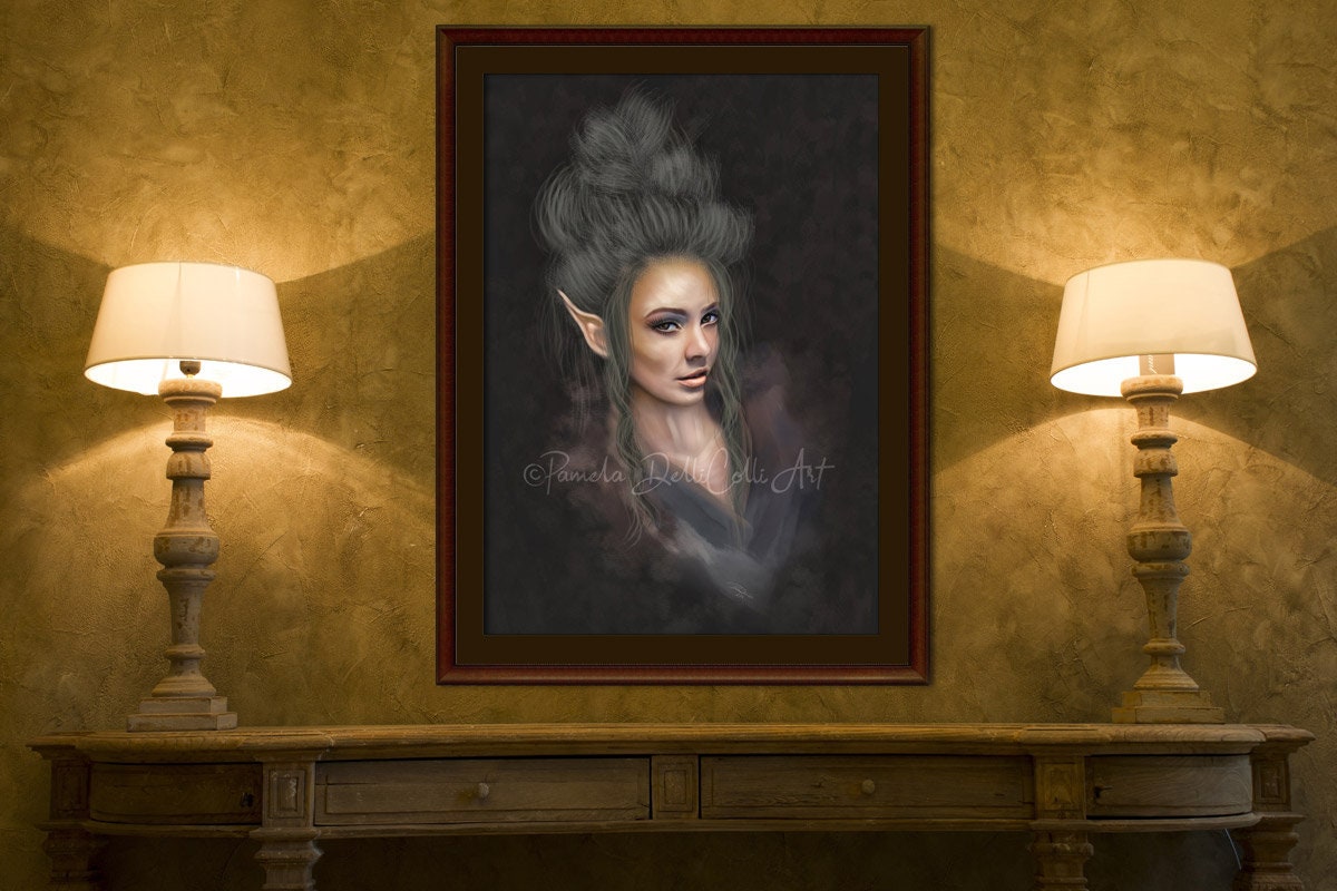 Silva Fox: Instant Download, Large Print 12x18, Digital Fantasy ...