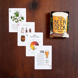 The Beer Deck: Playing Cards Full of Facts About Beer - Etsy