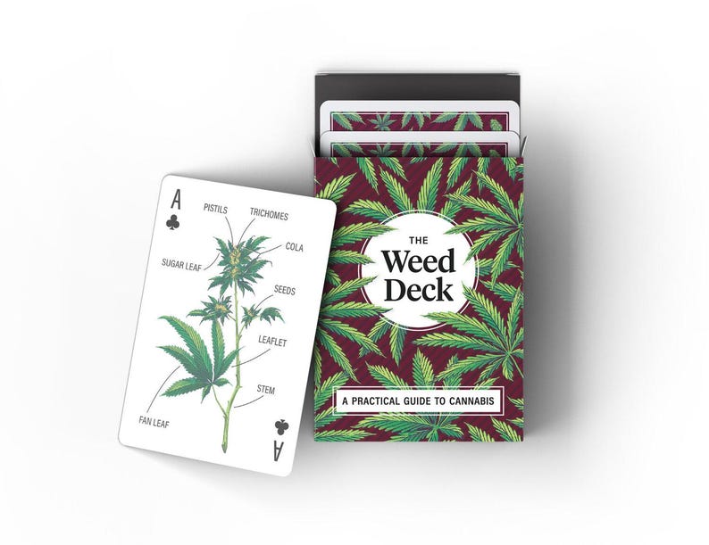 The Weed Deck: Playing Card Guide to Cannabis and Marijuana - Etsy