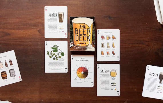 The Beer Deck: Playing Cards Full of Facts About Beer - Etsy