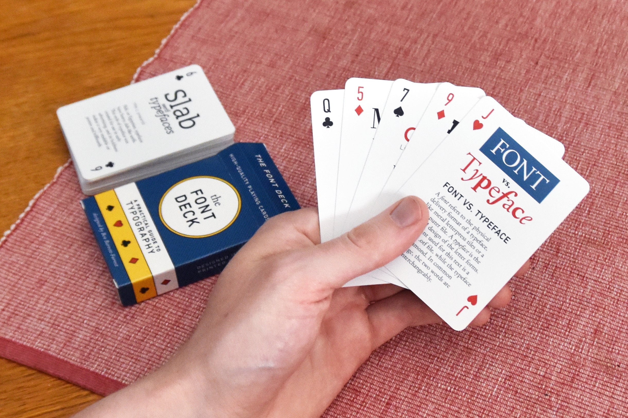 The Font Deck: Playing Card Guide to Typography - Etsy