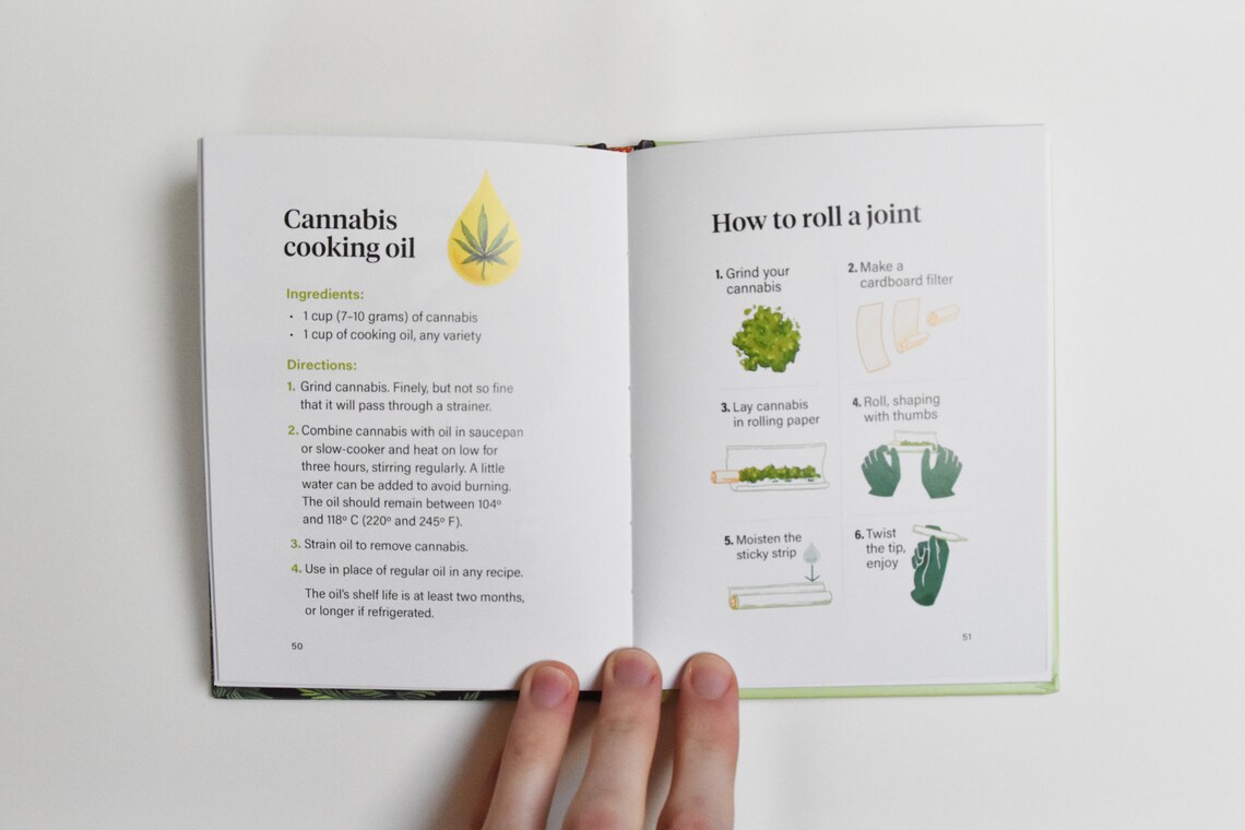 The Weed Book: A Visual Guide to Cannabis - Etsy